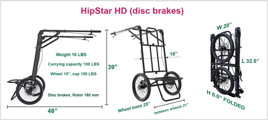 HipStar Trailers - The Ultimate Hands-Free Travel Cart Solution
