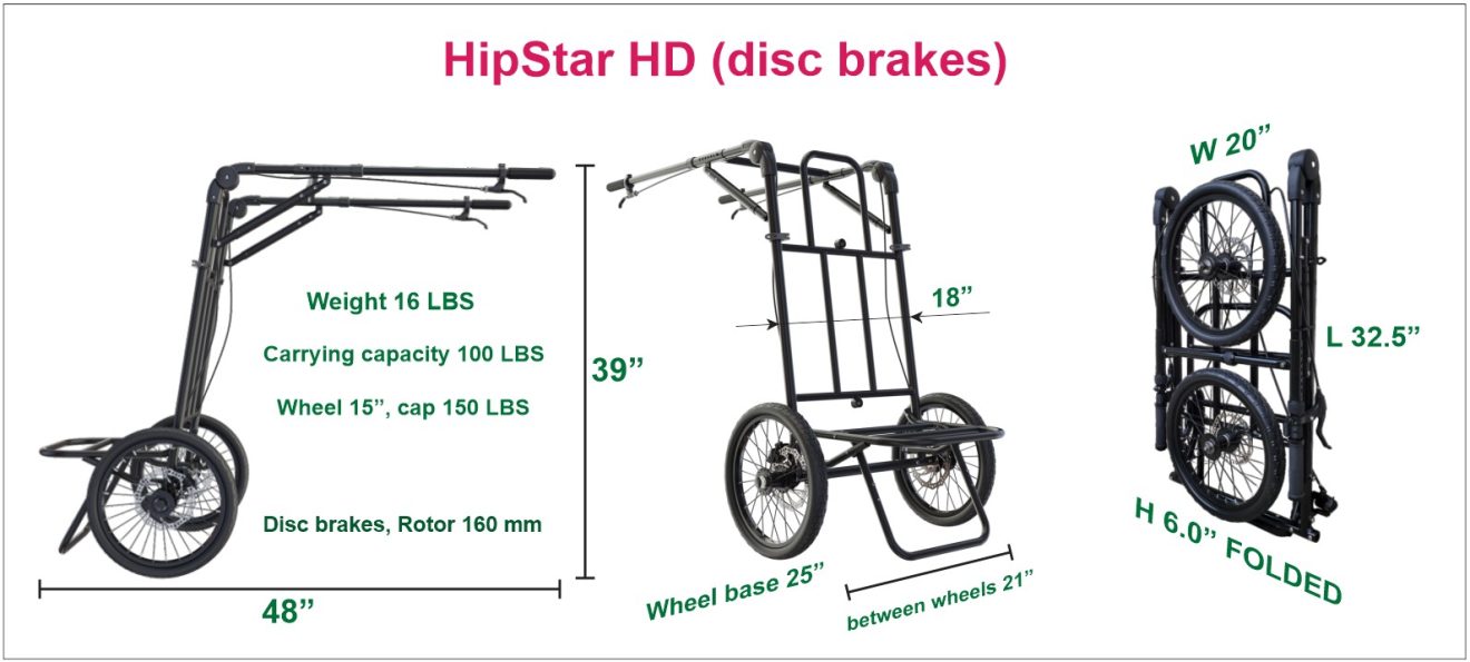 HipStar Trailers - The Ultimate Hands-Free Travel Cart Solution