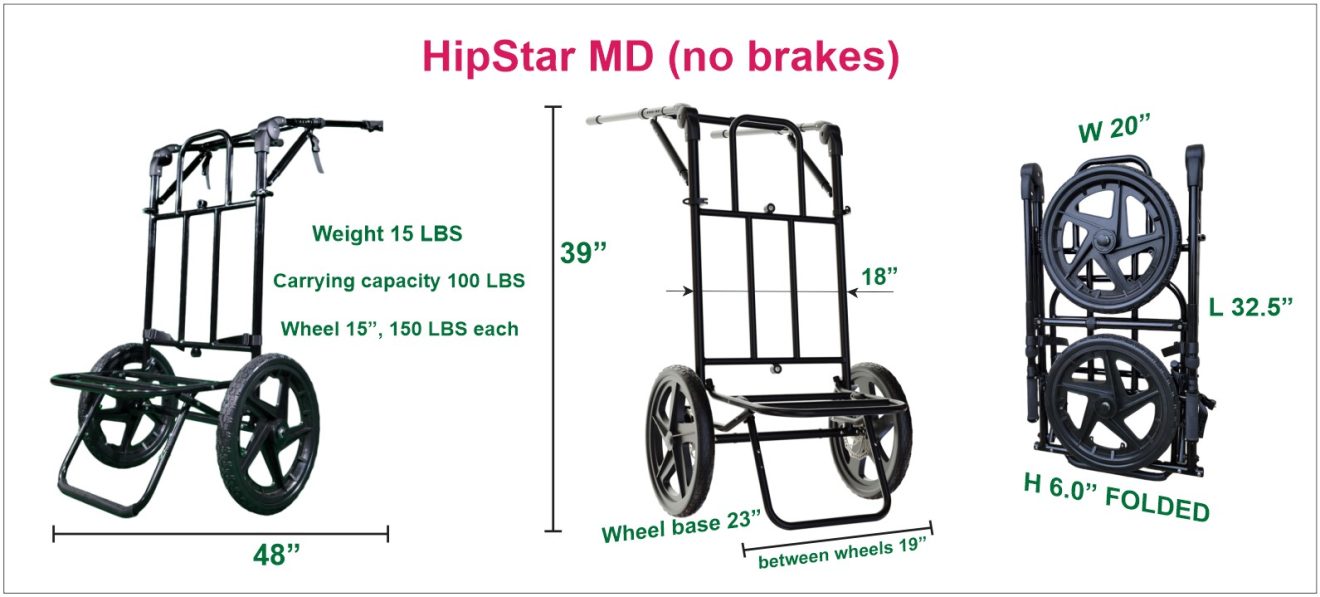 HipStar Trailers - The Ultimate Hands-Free Travel Cart Solution